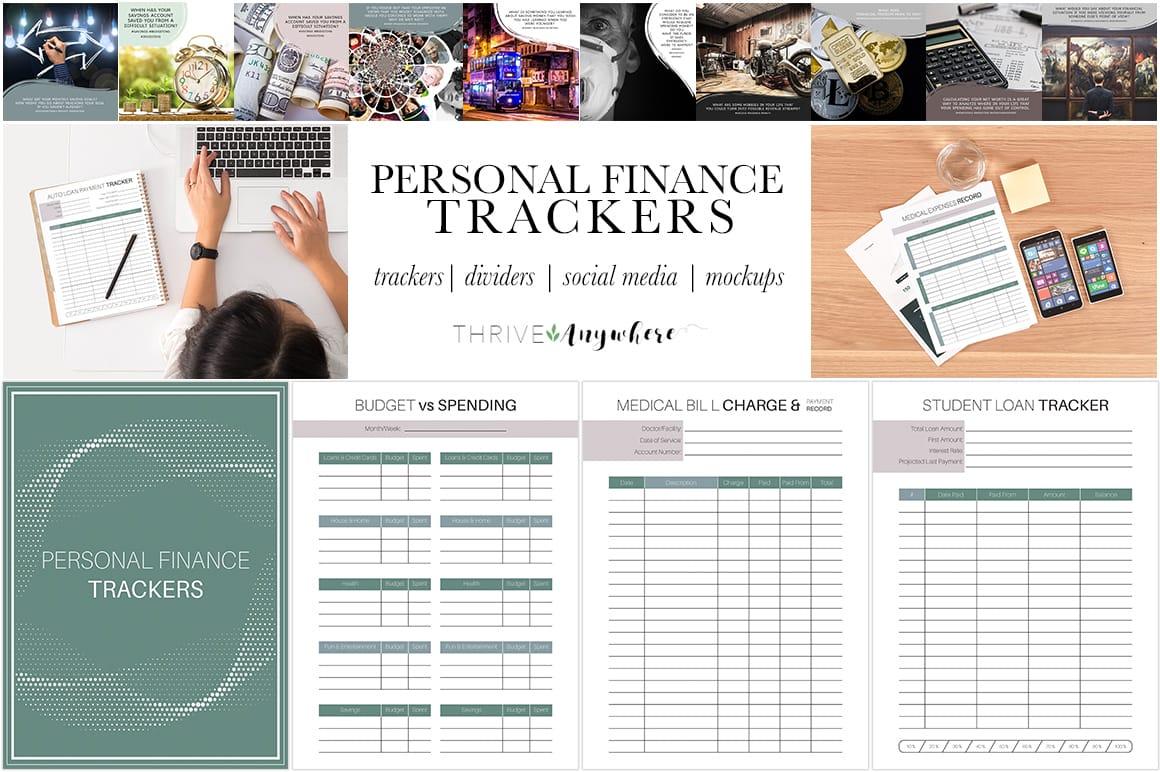 Personal Finance Trackers | Thrive Anywhere