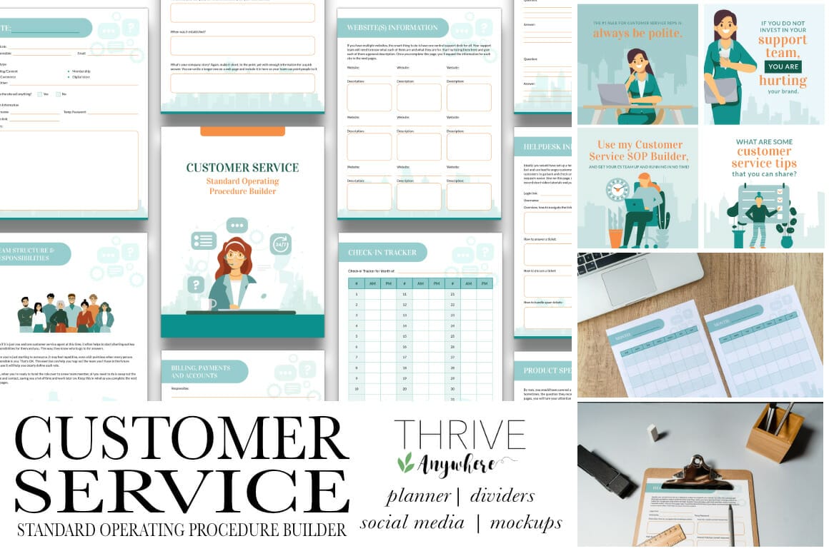 Customer Service SOP Builder | Thrive Anywhere